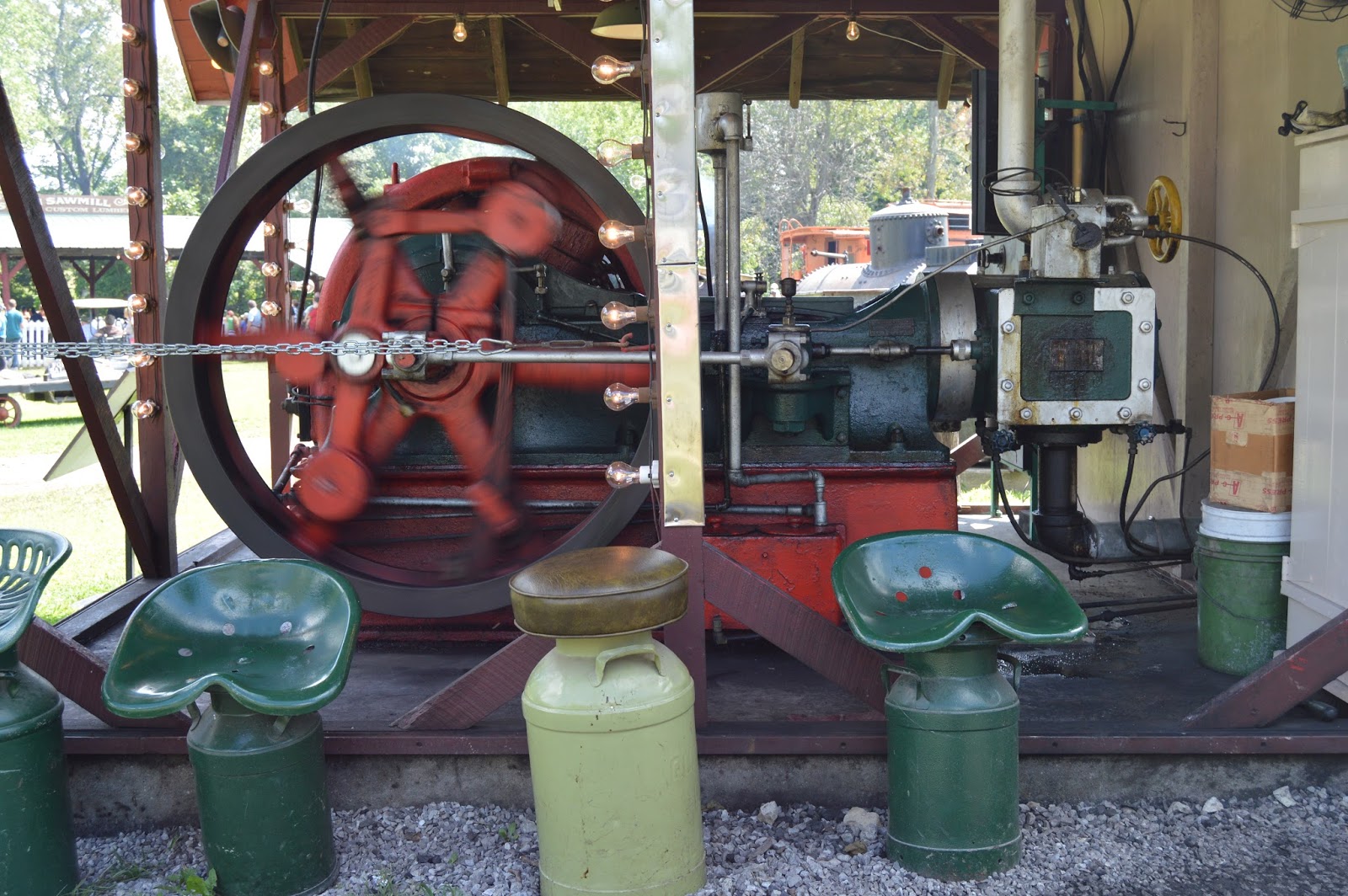 Industrial History: Hesston Steam Museum's Stationary Steam Engine Exhibit