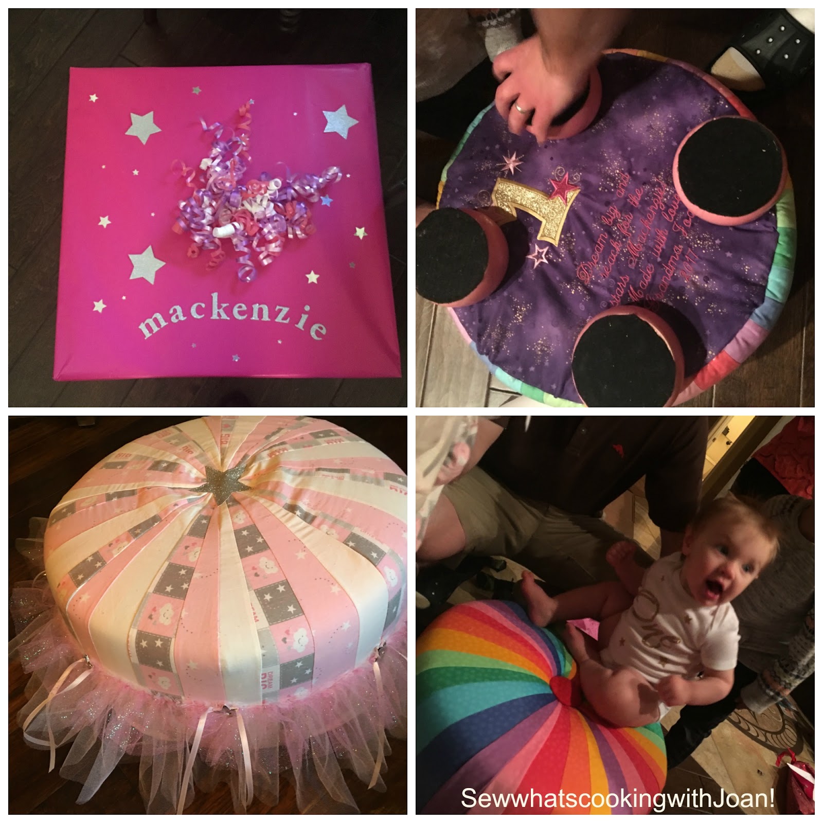 Sew what's cooking with Joan!: Miss Muffet sat on her Tuffet!