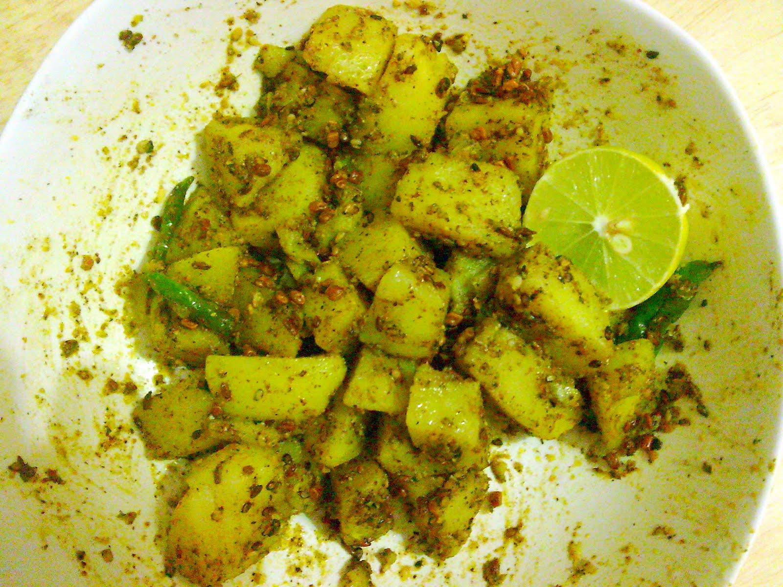 Ambrosia: Nepalese Aloo achaar for Kancha :)