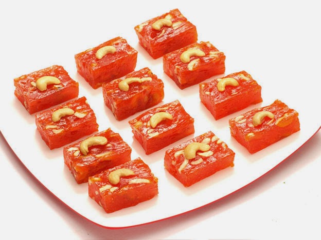 Bharathi's Kitchen: Bombay halwa in microwave ( 20 mins recipe)