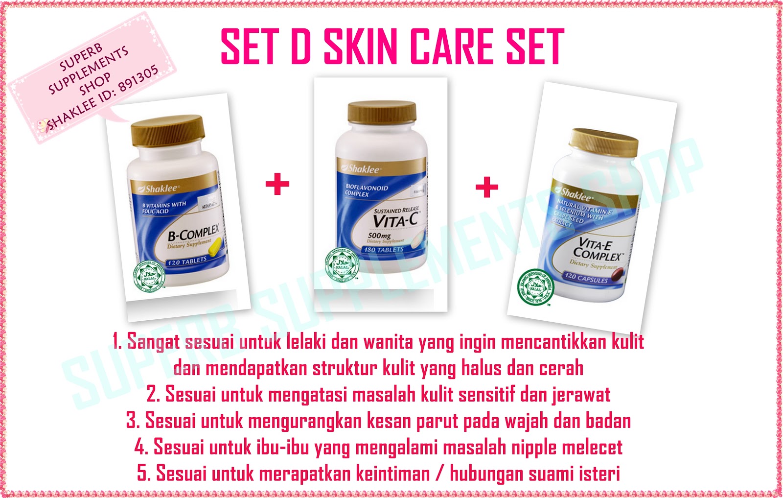 Superb Supplements Shop: Shaklee untuk kulit berjerawat, berparut ...