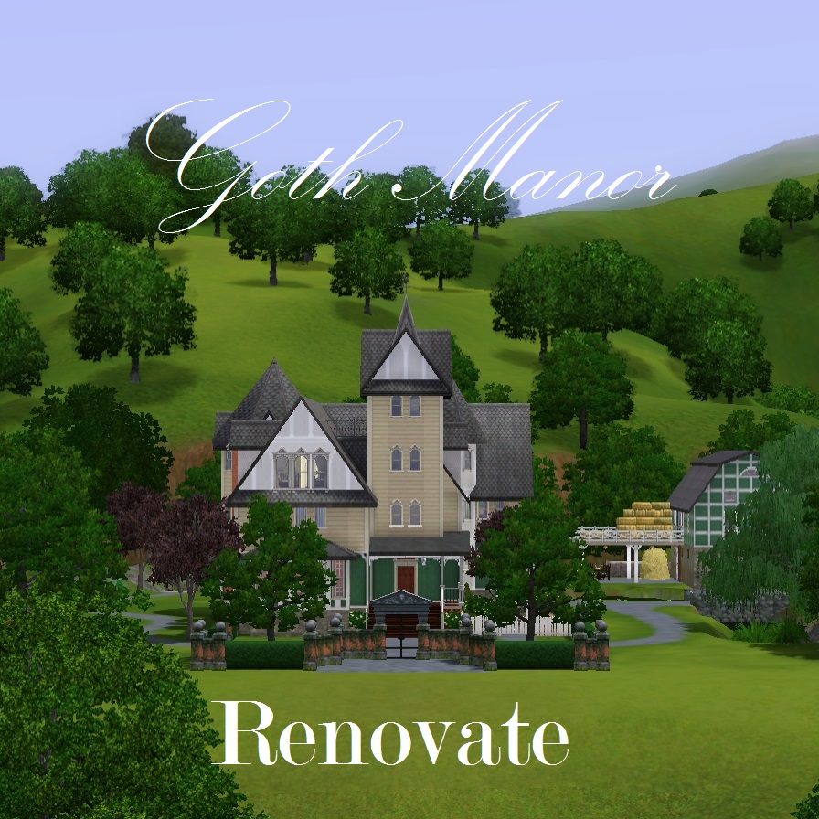 Sims 3 Houses by JefV: Goth Manor