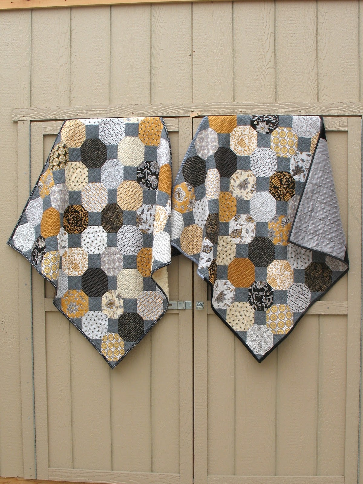 Ye Olde Sweatshop: Bee Creative Lap Quilts (#62 & 63)