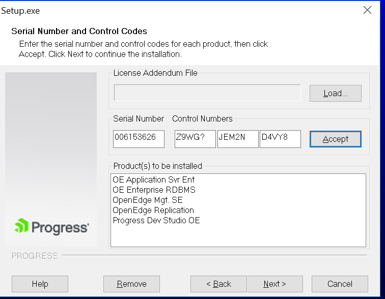 OpenEdge Installation Windows