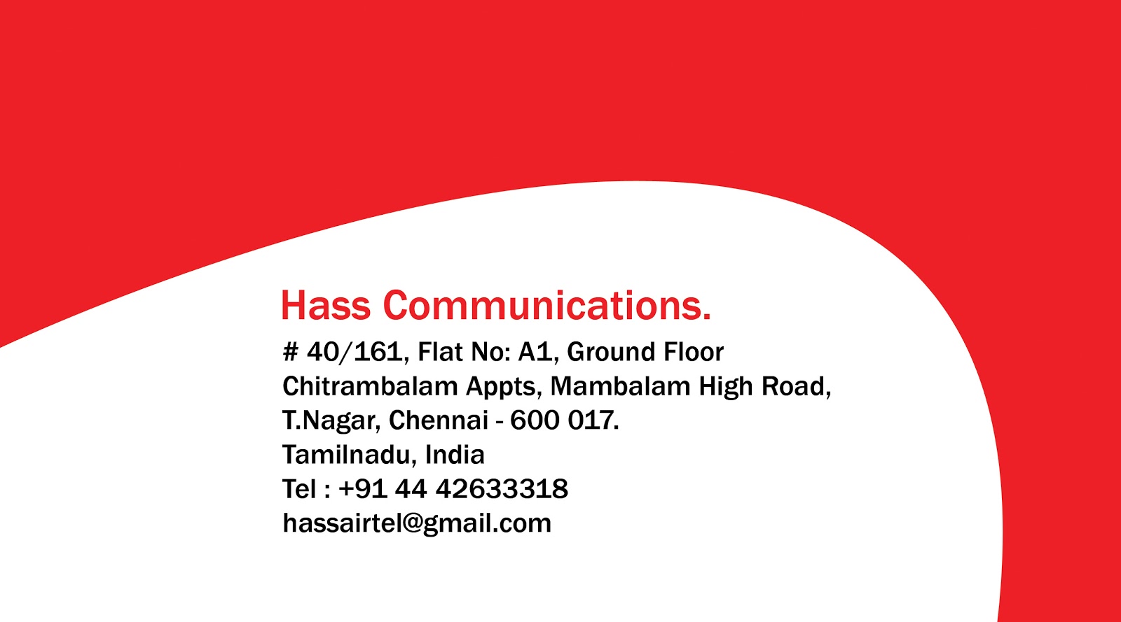 Snowdrop Creative Studio: Hass Communication : Logo, Visiting Card ...