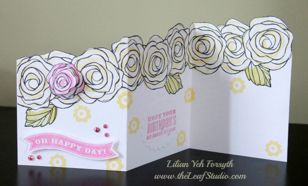 Weekend Projects: Floral Tri-Fold Birthday Card - The Leaf Studio