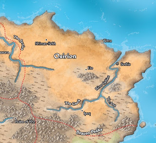 Treasures of Osirion: Map of Osirion