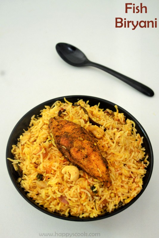 Fish Biryani Recipe | Fish Dum Biryani | Biryani using fried fish ...
