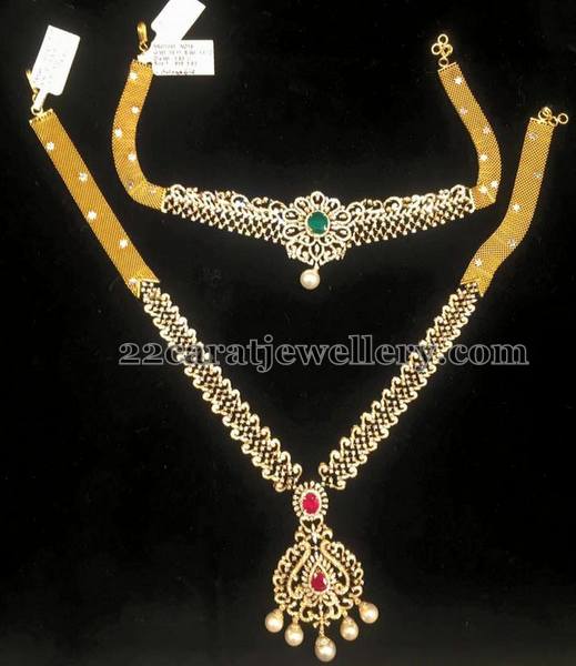 Simple Diamond Sets by Premraj - Jewellery Designs