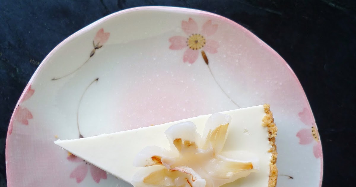 Minty's Kitchen: Non-baked Lychee Cheesecake