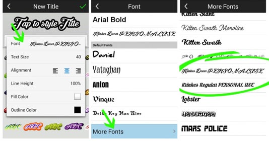 Tutorial Edit Foto di Picsay Pro: Kumpulan Font Picsay Pro /Pictart