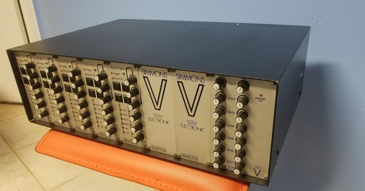 MATRIXSYNTH: Simmons SDSV Electronic Synthesizer Drum Synth Brain