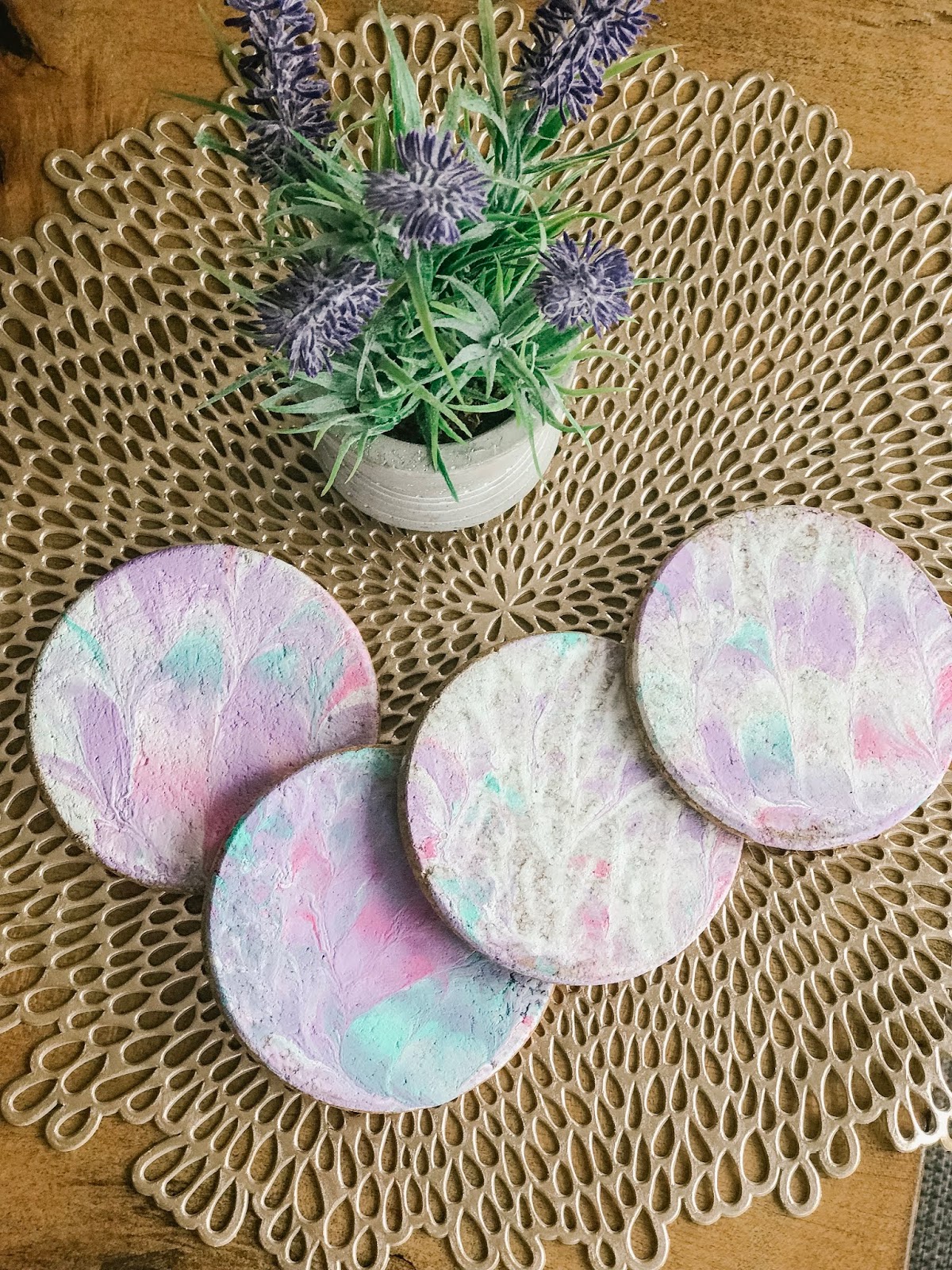 DIY Marble Coasters | SIMPLY SUPPA