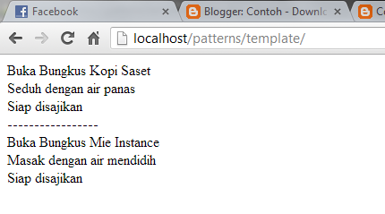 Pattern Template di Java, C# dan PHP | Contoh - Download Program C#, PHP, Java ,Web, C++