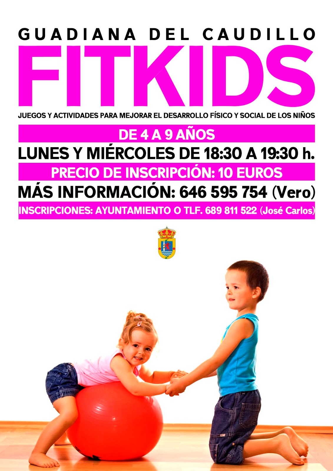 Llegan las clases de FitKids - Ayuntamiento de Guadiana