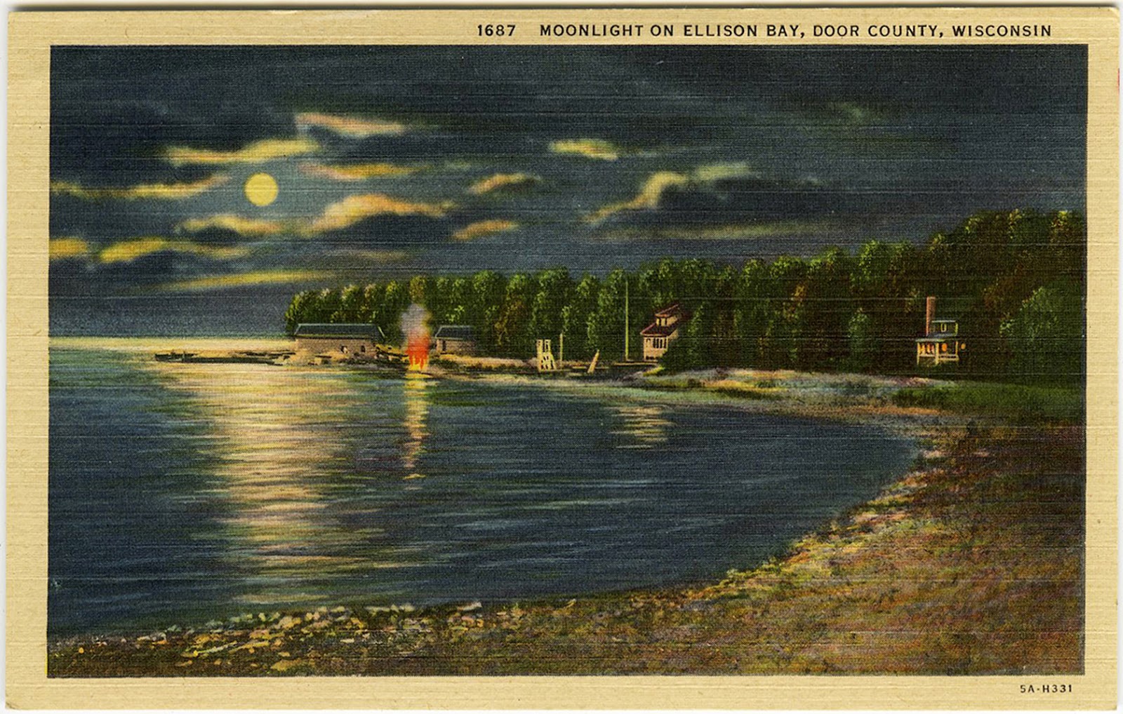 The Wisconsin Project: Moonlight on Lake Michigan, Manitowoc, WI