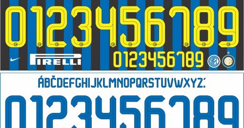 Inter 2015-17 font