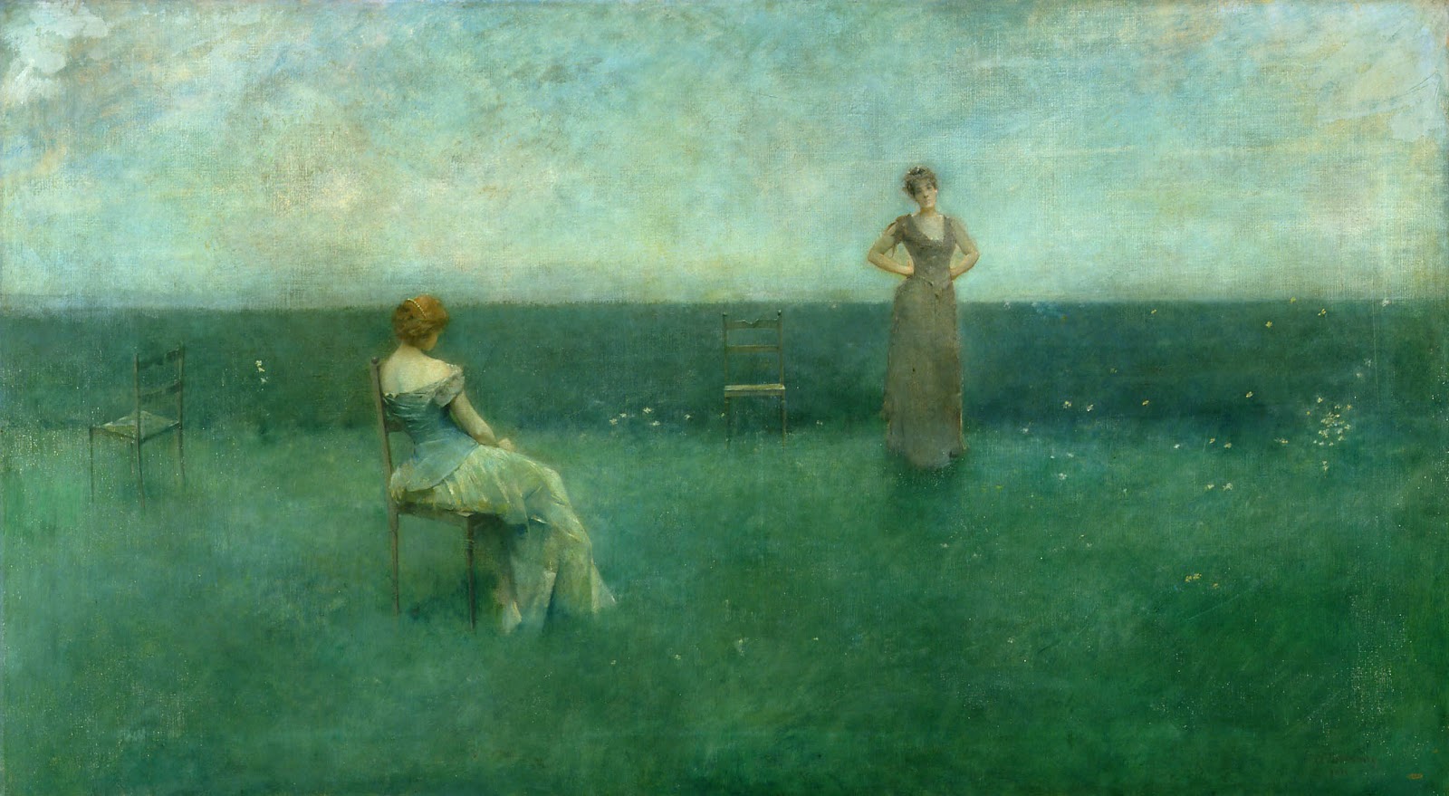 19th century American Paintings: Thomas Wilmer Dewing, ctd