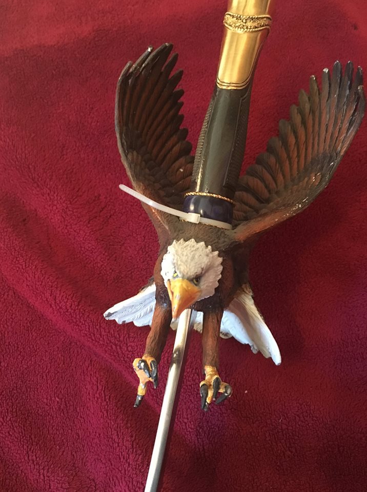 Wendy's Resale Inventory: Majestic Bald Eagle Sword