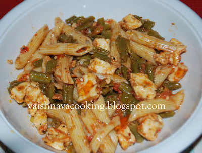 MY SATVIK KITCHEN: MIXED VEGETABLE PASTA
