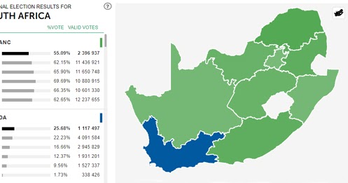 Maps Mania: South Africa Election Maps
