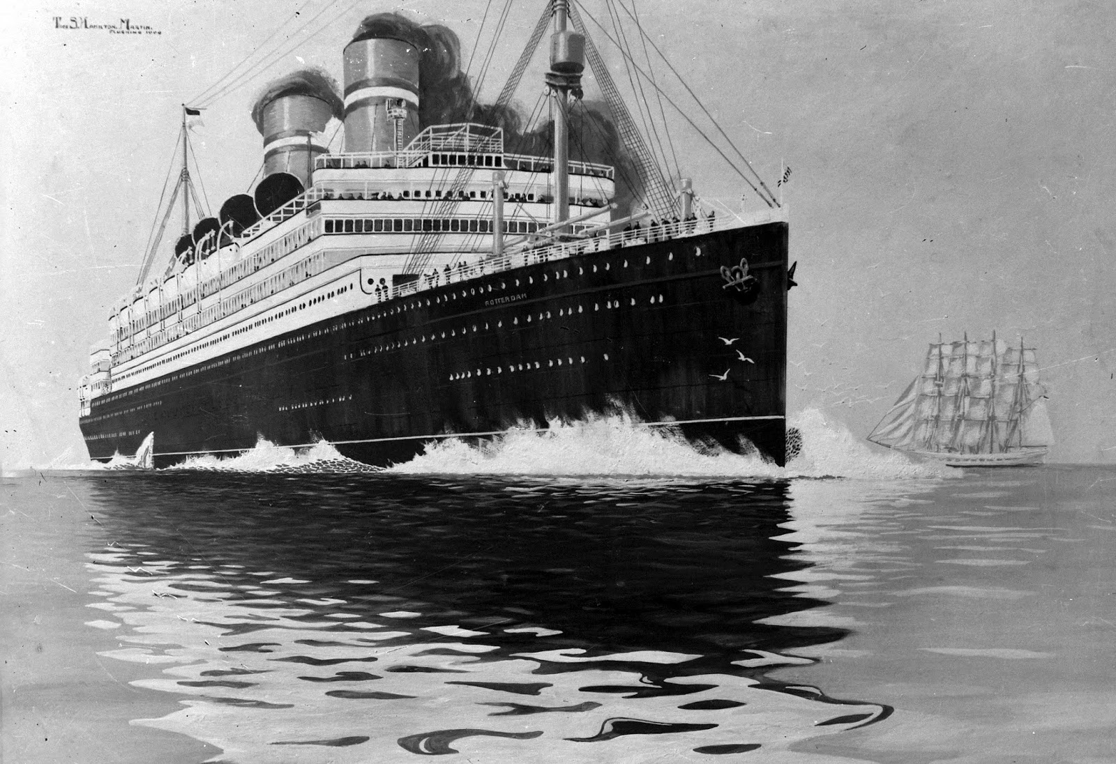 WARSHIPSRESEARCH: Dutch passenger ship ss Rotterdam 1908-1940