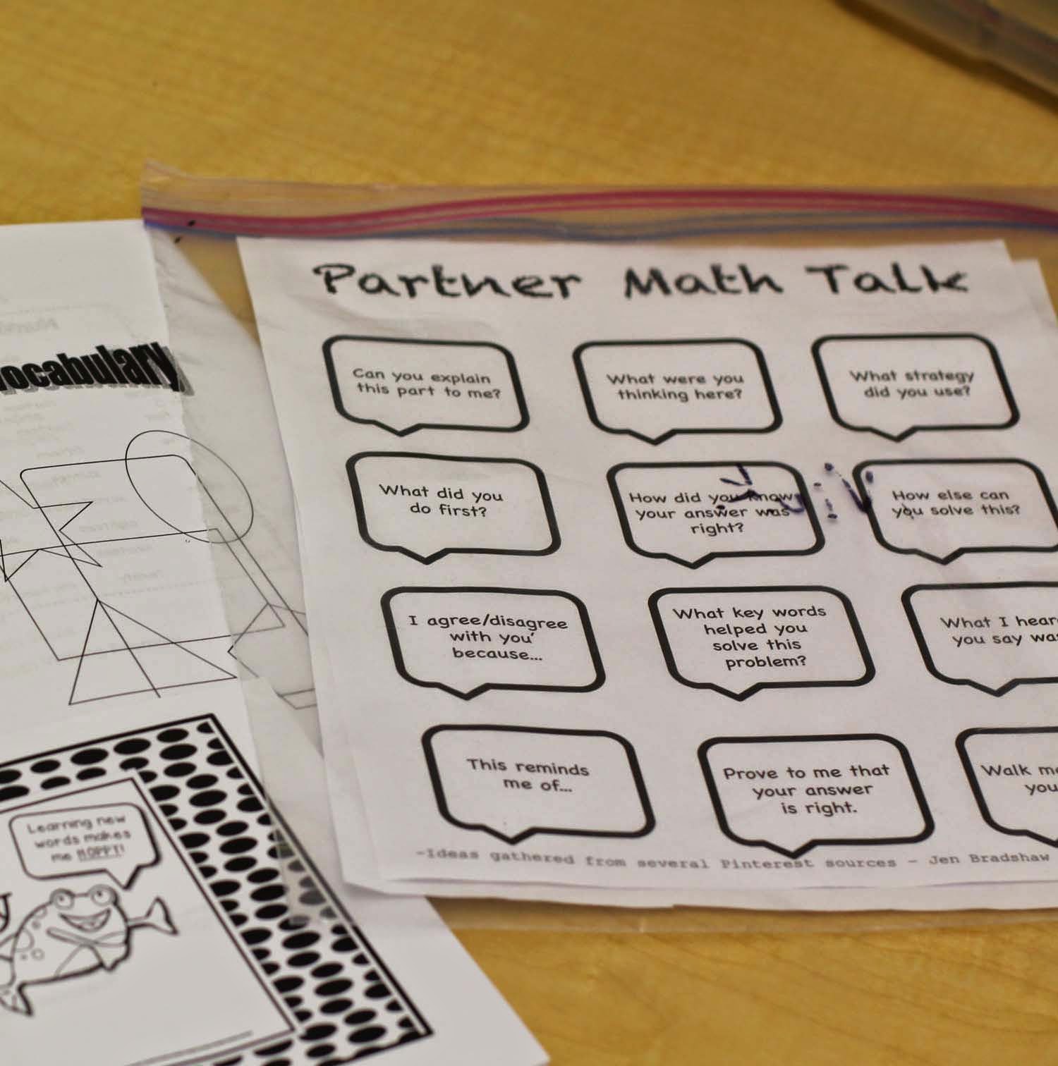 Mrs. T's Primary Math Room : Math Literacy Bags