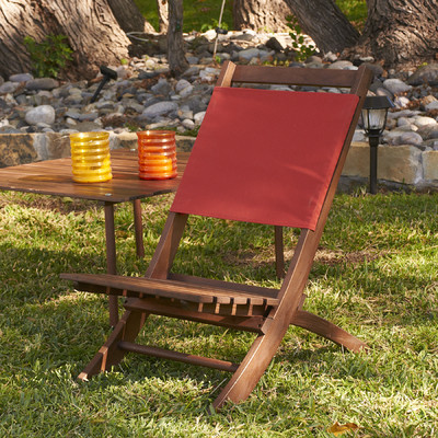 Picnic Chairs: Wood and Canvas Folding Picnic Chairs