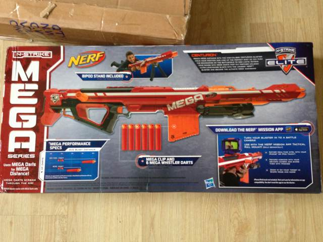 UK Nerf: Nerf Mega Centurion - Unboxing Pictures and Thoughts