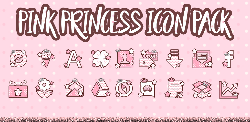 [FREE] [Google Play] Pink Princess Icon Pack - xvioletroses - Cute ...