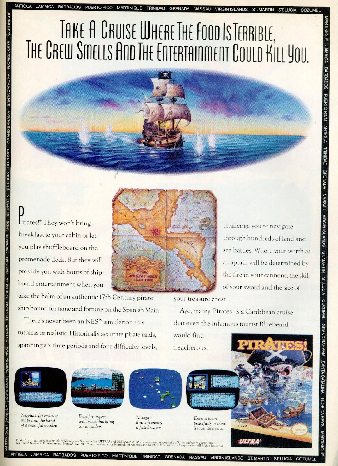 Ads From The Past 207: Pirates (NES) ~ Retro Gaming Life