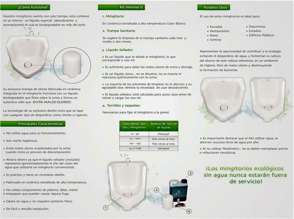 VALE acabados para construccion: Mingitorio Ecologico