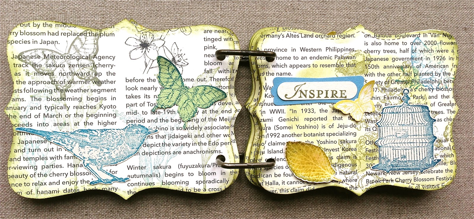 Petite Fleur Paperie: Nature Inspired Mini Book