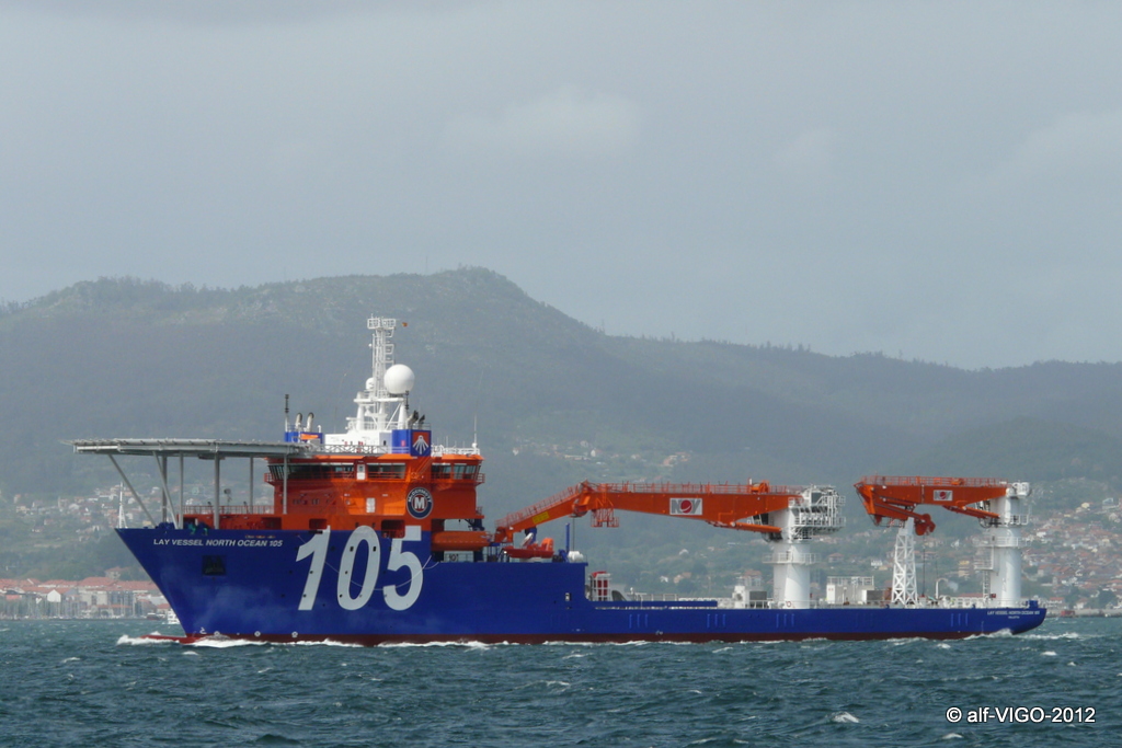 ALF Y SU MUNDO NAVAL: "LAY VESSEL NORTH OCEAN 105"