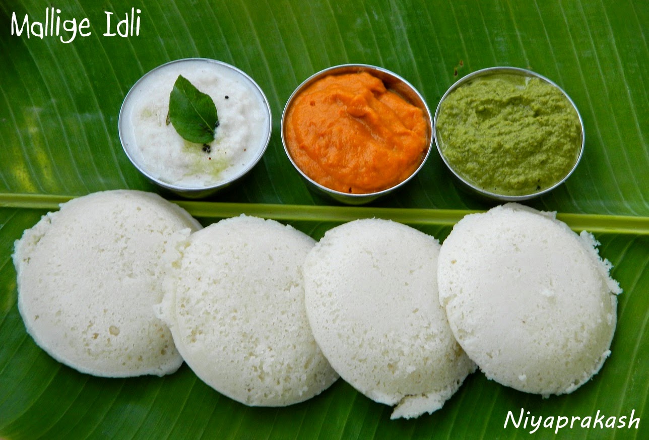 Niya's World: Mallige Idli