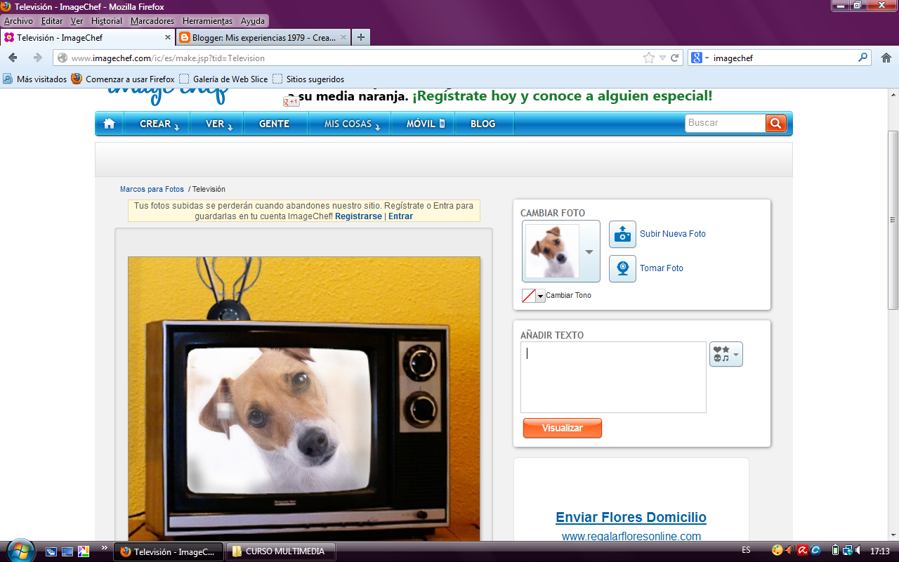 Mis experiencias 1979: IMAGECHEF