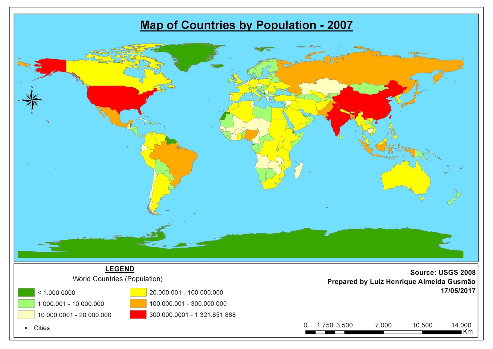 Geografia e Cartografia Digital: Canvas Course, Geoprocessing and Maps