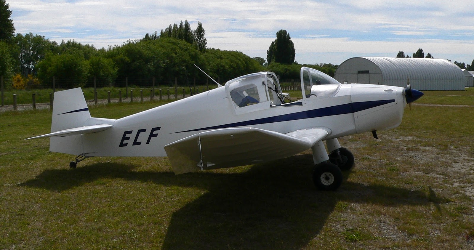 NZ Civil Aircraft: Jodel ZK-ECF is out and about.