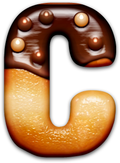 Alfabeto de Galletas con Chocolate. - Oh my Alfabetos!