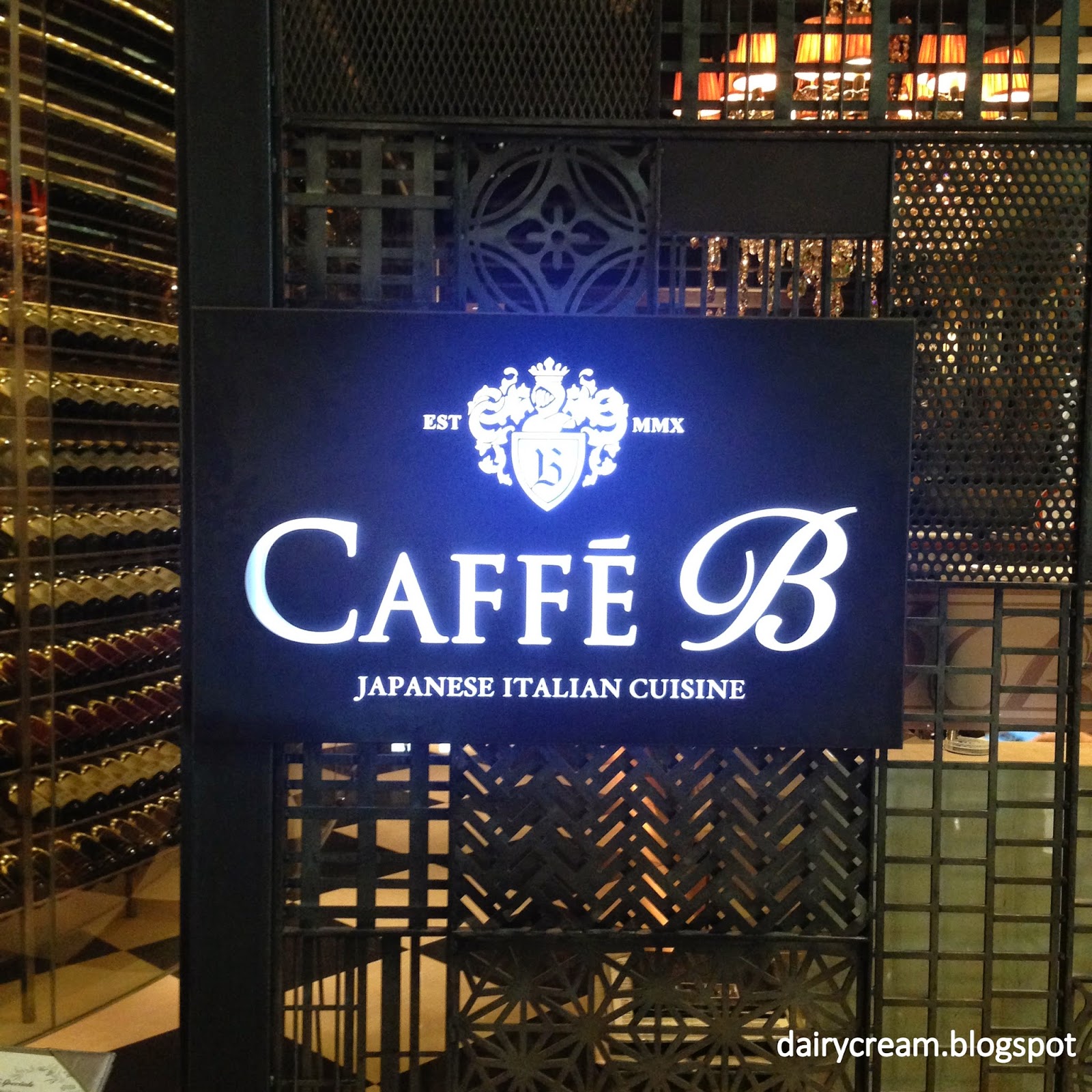 Caffe B @ Marina Bay Sands : $25 Set Lunch Menu