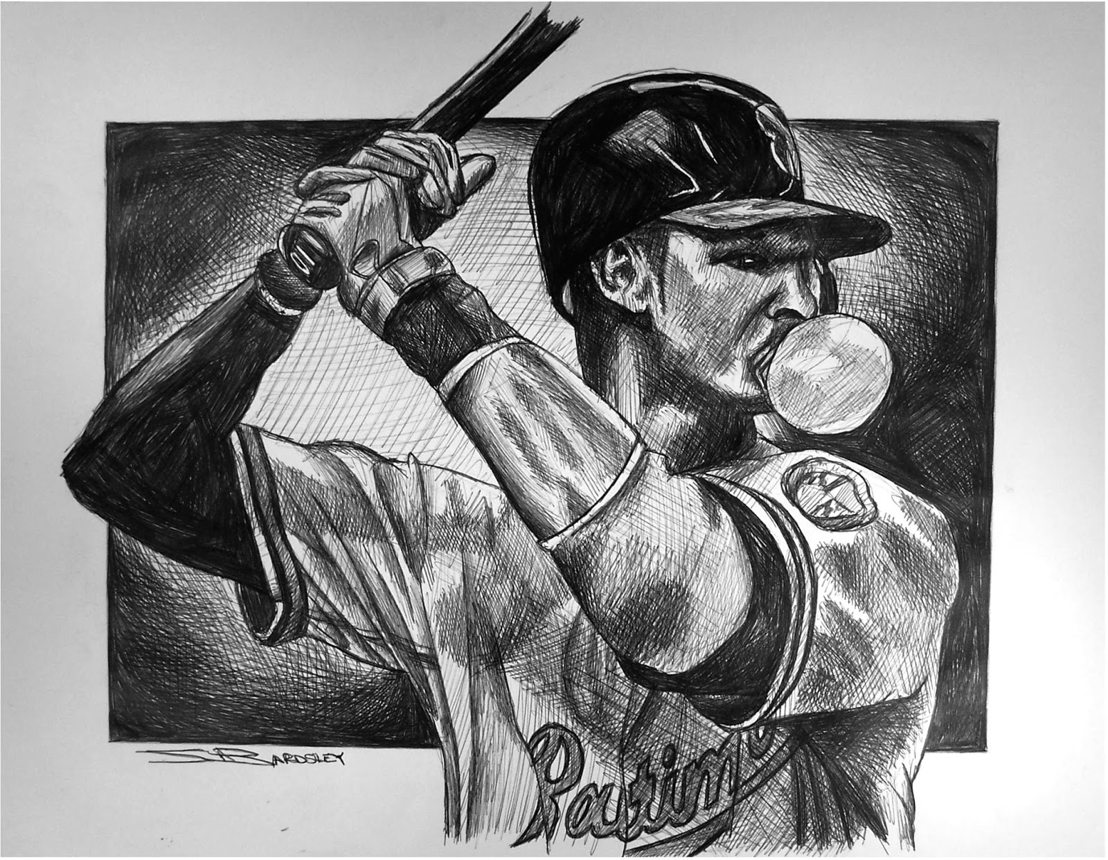 Bardsley Sports Art: Adam Jones 2013