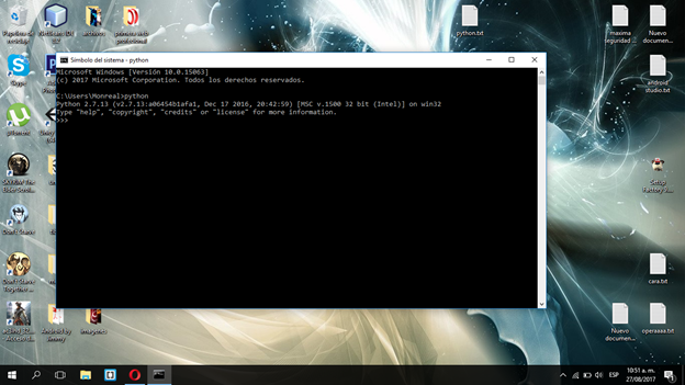 Como descargar python y ejemplos de uso (basico)