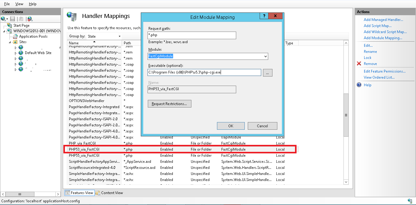 Php Manager On Iis 85
