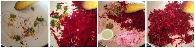 Sujas Kitchen: Tangy Beetroot Salad / Beetroot Elumichai Salad