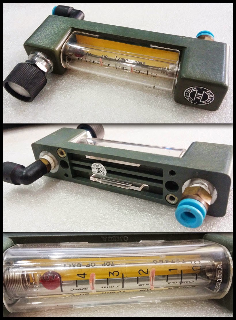 2nd MACHINE: Flow meter/Rotameter, 0.5-5 liter/min, Omega