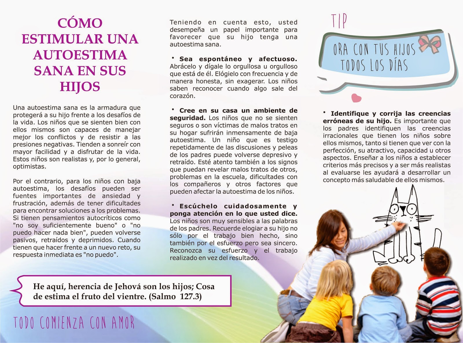 Koinonia KIDS: Folleto: Autoestima Sana