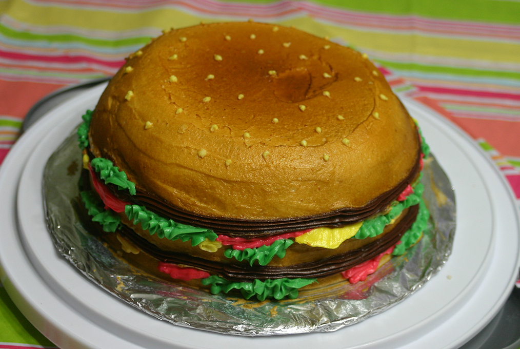 Sophisticated Wolf Orc: Hamburger Cake