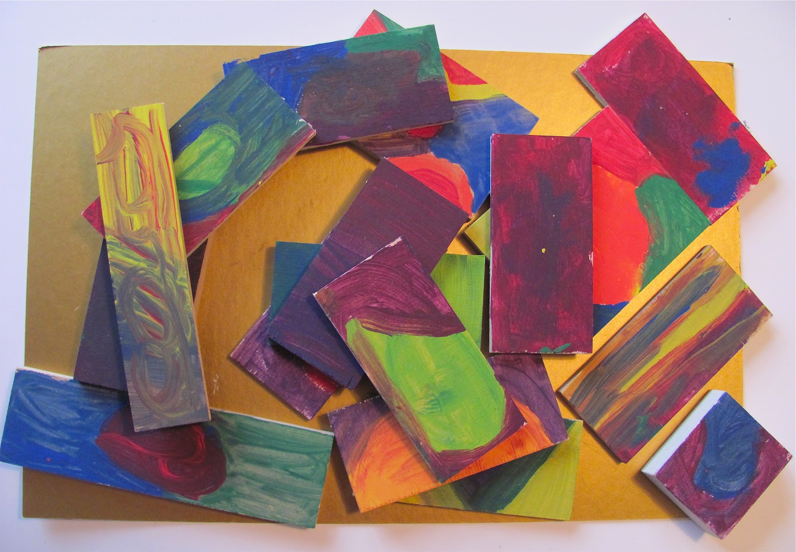 The Chocolate Muffin Tree: Wood Scrap Collage