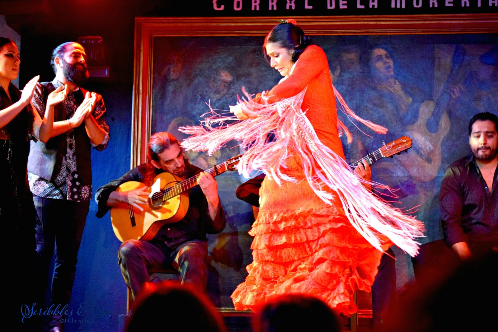 Scribbles and Smiles by J Christina: Flamenco Dancing: Madrid, Spain