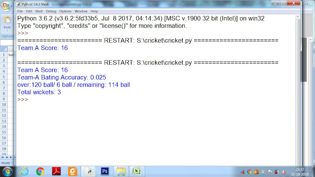 Cricket Score analytics Using Python